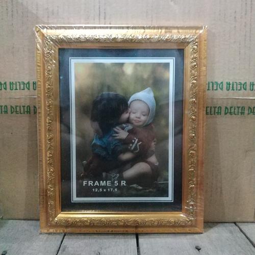 Jual Bingkai Foto Pigura Fiber 5r Ukir Putih Kota Surabaya