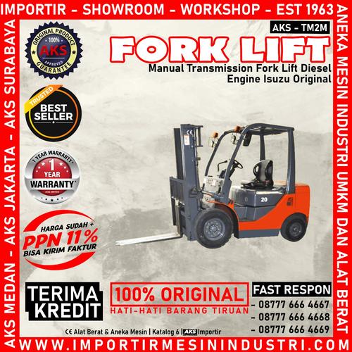Jual Forklift 2 Ton terbaru 2022 original Mesin angkat barang AKS ...