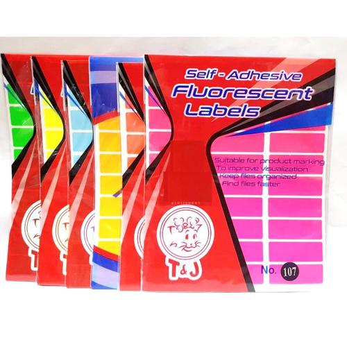 Promo KOTAK Warna 50x18mm no.107 Label Tom and Jerry FLUORESCENT ...