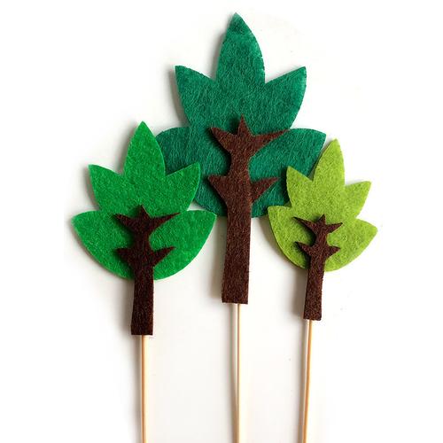 Jual Topper Cake Tema Hutan Pohon Rumput Hijau Dekorasi Cake Ulang ...