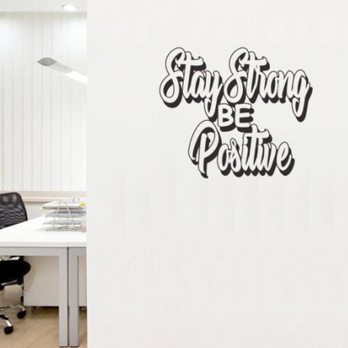 Jual Stiker Quote Stay Strong Dinding Kaca Pintu Kantor Rumah Sticker ...
