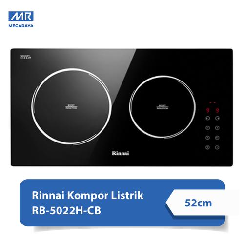 Jual Rinnai Kompor Tanam Listrik 2 Tungku RB5022HCB / RB-5022H-CB 52cm ...