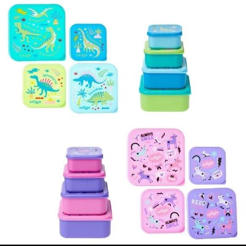Jual smiggle squad 4 in 1 container bpa free lunchbox kotak bekal boys ...