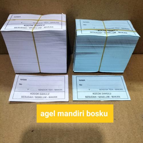 Jual etiket obat/sticker obat/stiker obat/ stiker label obat - Putih - Kota Bekasi - agel ...
