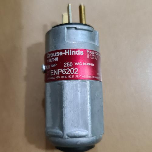 Jual Crouse-Hinds Eaton Exproof Plug ENP6202 ENP 6202 20A 2W 3P 250VAC ...