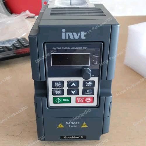 Jual Inverter INVT 0.75kw 1hp input 3phase 380V ( ORIGINAL) - Kota Tangerang - Surya Perkasa789 ...