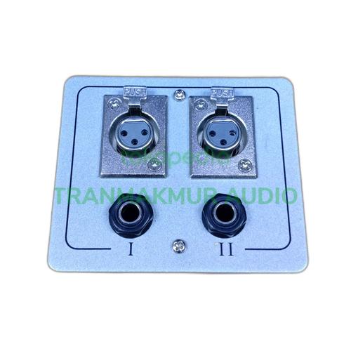 Jual Terminal Colok Mic 4 Lobang 2 Canon XlR Female 2 Akai Female 6,5mm ...