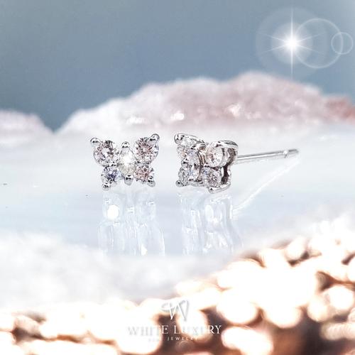 Jual Anting Berlian Butterfly Stud WhiteGold WL3AB WHITE LUXURY ...