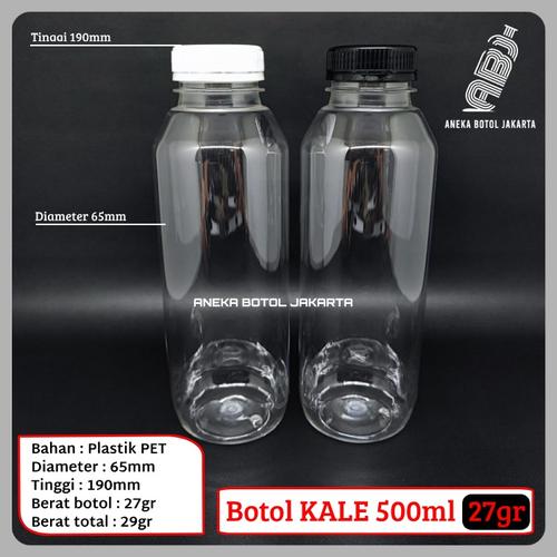 Jual Botol Plastik 500 ml / Botol Kale 500ml berat 27gr ekonomis ...