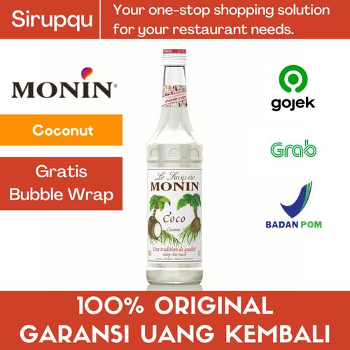 Jual MONIN Coconut syrup 70 CL 700 mL / Sirup / Cafe / Kedai / Kopi ...