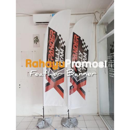 Jual flag banner 3m / Flying banner / banner bendera / beach flag ...