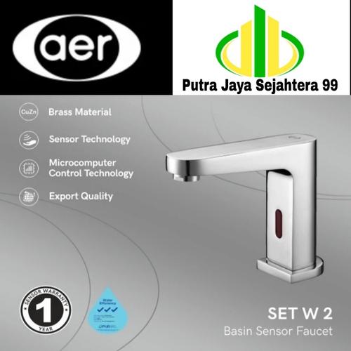 Jual AER Kran Wastafel Sensor Otomatis Kuningan-Automatic Sensor SET-W2 ...