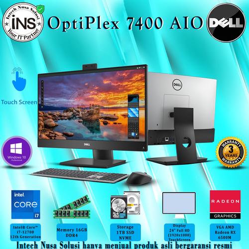 Jual PC Dell OptiPlex 7400 AIO Touch i7-12700 16GB 1TB SSD RX 6500M ...