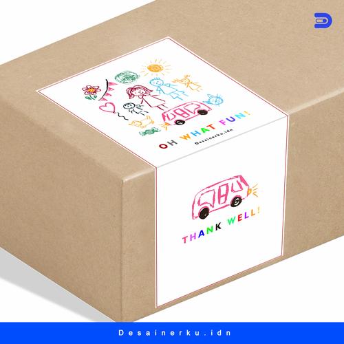 Jual Sticker seal box/sticker box/sticker label/sticker box custom ...