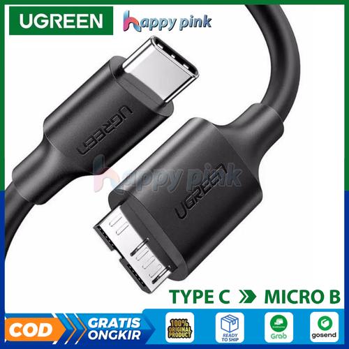 Jual UGREEN Kabel USB Type C to Micro B 1Meter untuk Harddisk SSD ...