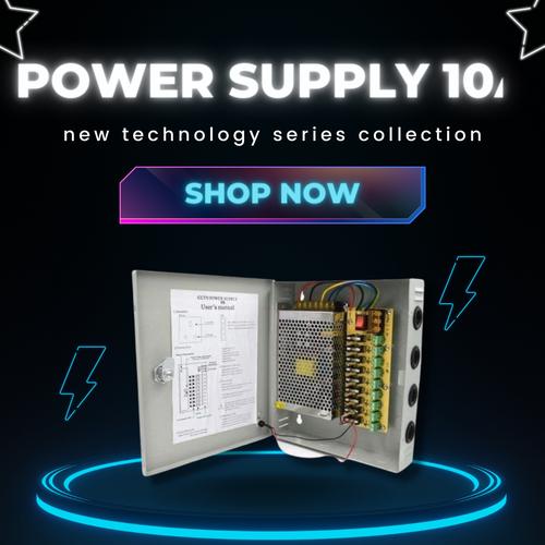 Jual POWER SUPPLY BOX 10A 12V POWER SUPPLY CCTV BOX 10A BERGARANSI ...
