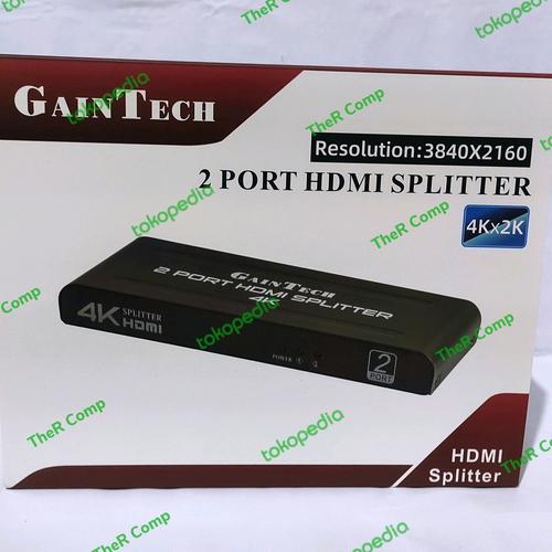 Jual Hdmi Splitter 2 Port Gaintech - 2 Port - Jakarta Pusat - TheR Comp ...