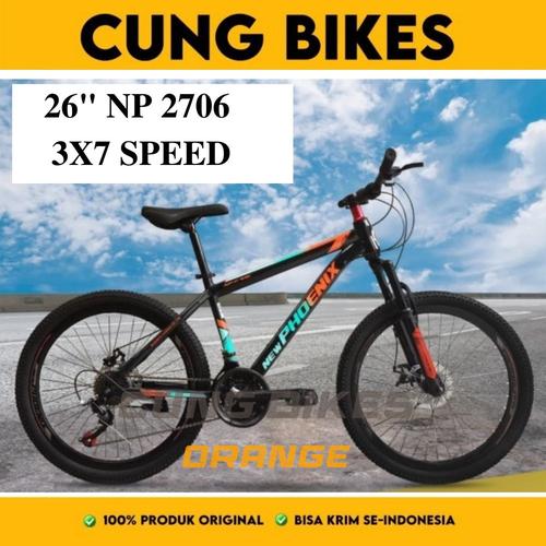 Jual SEPEDA GUNUNG MTB 26 PHOENIX TYPE 172 XR - Orange - Jakarta Barat ...