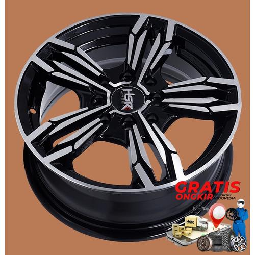 Jual velg mobil ring 14 MERKIN HSR velg racing R14 pcd 4x100-114.3 ...