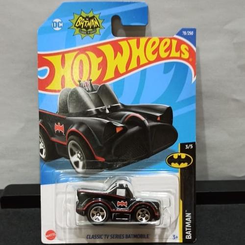 Jual Hot Wheels Tooned Classic TV Series Batmobile Warna Hitam - Kab ...