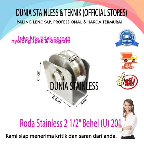 Jual Roda stainless steel 2 1/2"|pintu|pagar|besi|teknik|interior|kayu ...