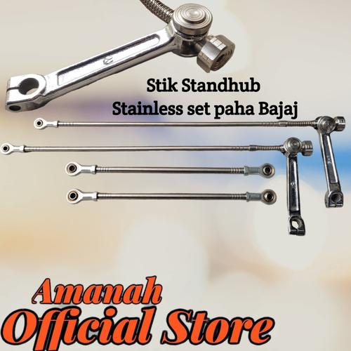 Jual stik rem stand hub stanlis set penahan rem cb gl megapro tiger rx ...