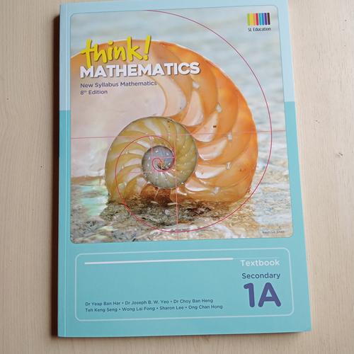 Jual Think! MATHEMATICS TEXTBOOK Secondary 1A 8th edition SMP - Kab ...