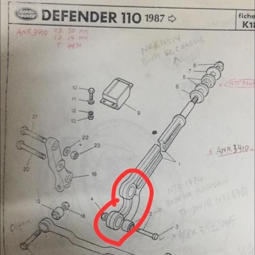 Jual Bushing Radius Arm for Land Rover Defender - 200Tdi - Jakarta ...