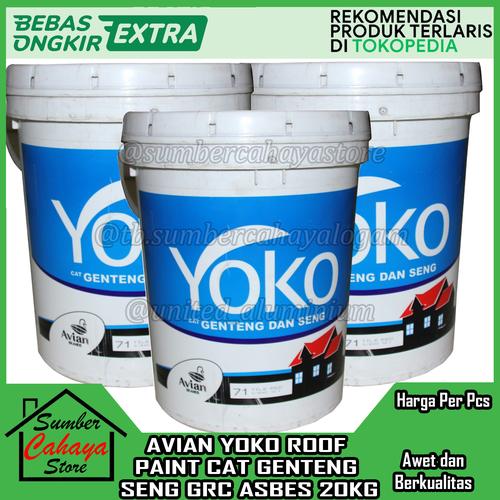 Jual CAT GENTENG YOKO SENG ASBES Avian GALON 20 KG roof paint Cet ...