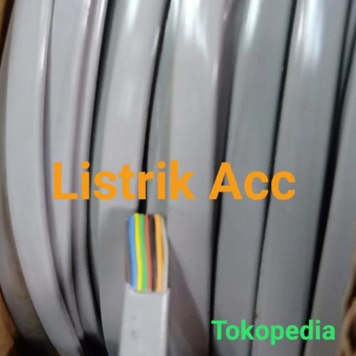 Jual Kabel Flat RJ45 1roll 50meter / Kabel lan / Kabel data isi 8 ...