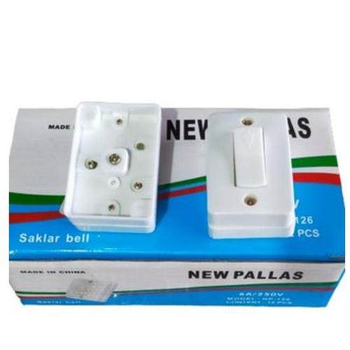 Jual Saklar Switch Knop Bell Listrik Pencetan Bell Pintu Kabel Listrik ...