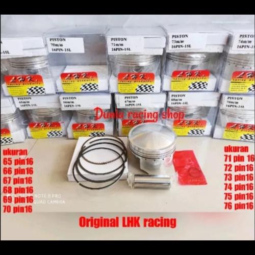 Jual Piston LHK leher LHK 67 pin asli dan original LHK racing piston ...