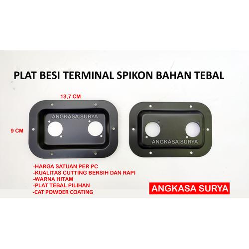 Jual Plat Spikon Speaker Besi Terminal Speakon Speaker Salon Tebal 2 ...