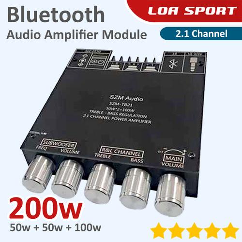 Jual Power Amplifier Speaker Audio Bluetooth Modul Subwoofer RMS 200W ...