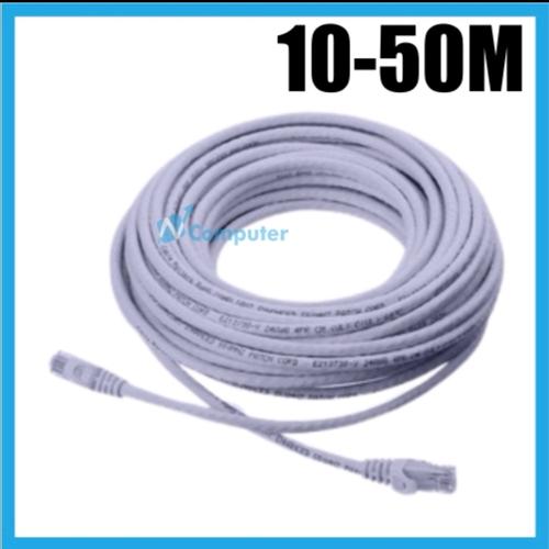 Jual Kabel LAN SIAP PAKAI 10M 15M 20M 25M 30M 35M 40M 45M 50M FREE RJ45 ...