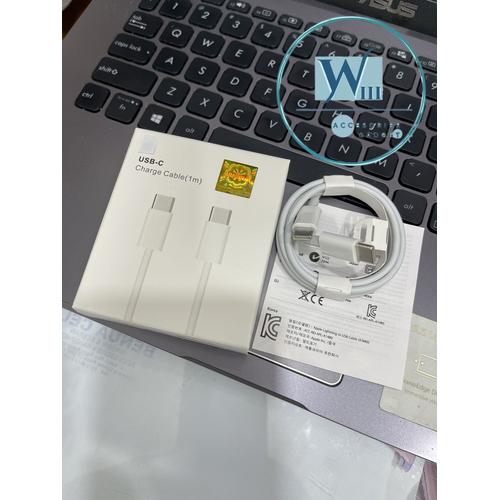 Jual KABEL TYPE C TO C MACBOOK IPAD DATA CABLE CHARGER 1M - Kab ...