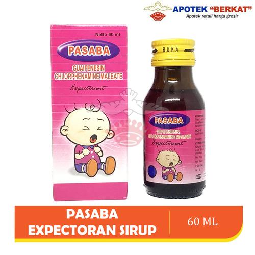 Jual PASABA EXPECTORAN SIRUP 60 ML / OBAT BATUK PILEK FLU - Kab ...