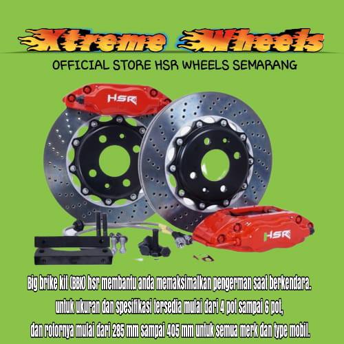 Jual BIG BRAKE KIT HSR BBK RED HSR 4 PISTON FRONT SIZE 330X28 PNP ...