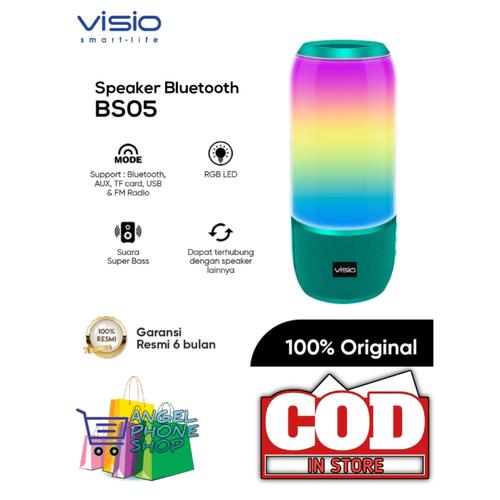 Jual Visio BS05 Speaker Bluetooth 5.0 AUX USB Radio Kartu Memori ...