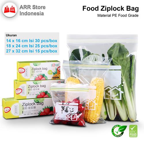 Promo Plastik Penyimpanan Makanan Food Ziplock Bag Reusable Food Grade ...