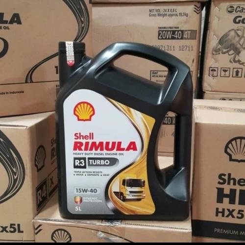 Jual Oli / Oli Shell Rimula R3 Turbo Heavy Duty Diesel 15W 40 Kemasan ...