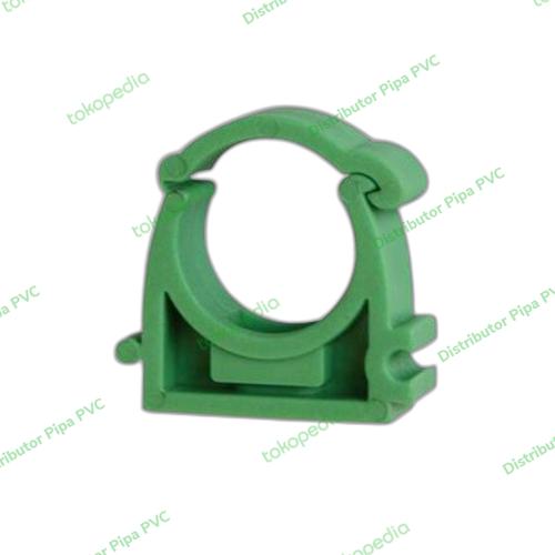 Jual Klem Tutup PPR 2 inch Pipe Clamp with Cap PPR 63mm Klem 63 mm ...