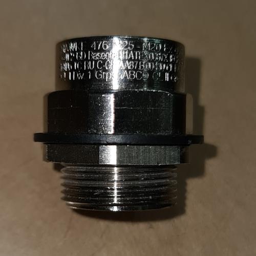 Jual Adaptor Hawke 476 Male M25 Female M20 Metric Brass Nickel Ex ATEX ...