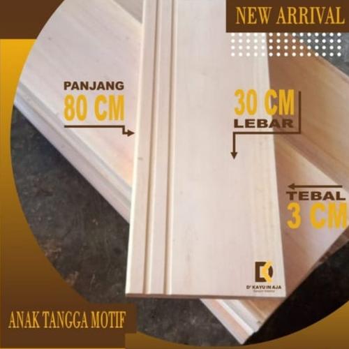 Jual trap tangga, papan tangga, trap tangga kayu mahoni solid - Kota ...