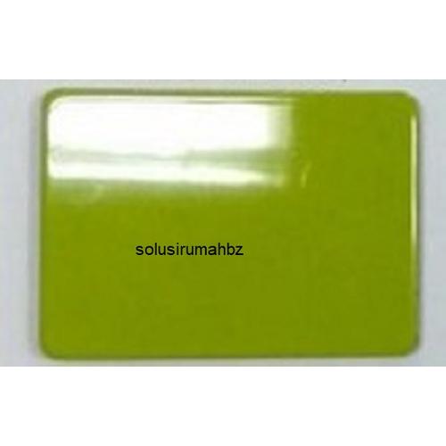 Jual ALUMINIUM COMPOSITE 3MM PE ACP per100cm custom HIJAU TERANG GREEN ...