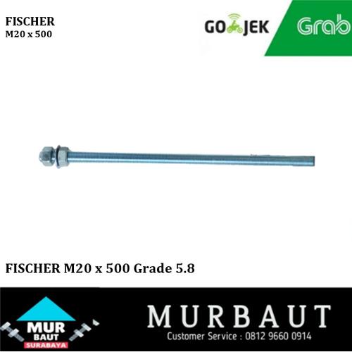 Jual ANGKUR / ANCHOR FISCHER M20 x 500 mm GRADE 5.8 - Kota Surabaya ...