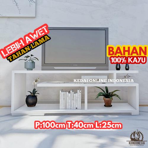 Jual Meja TV Rak Tv Minimalis Modern lemari TV Bupet Tv Bahan Kayu ...