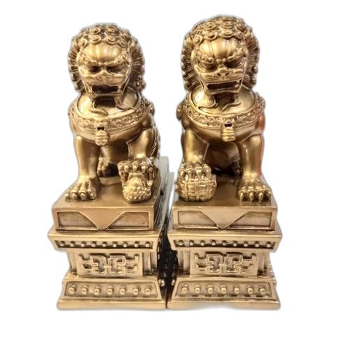 Jual patung fengshui singa batu penjaga altar kuil kerajaan dan ...
