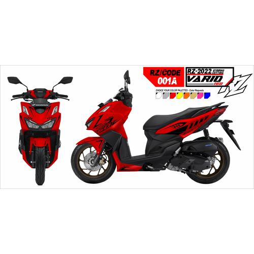 Jual sticker cutting sticker variasi body vario 160 sticker vario 160 ...