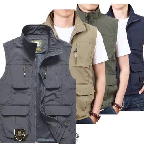 Jual rompi lapangan pria vest outdoor multifungsi kantor laki terbaik ...